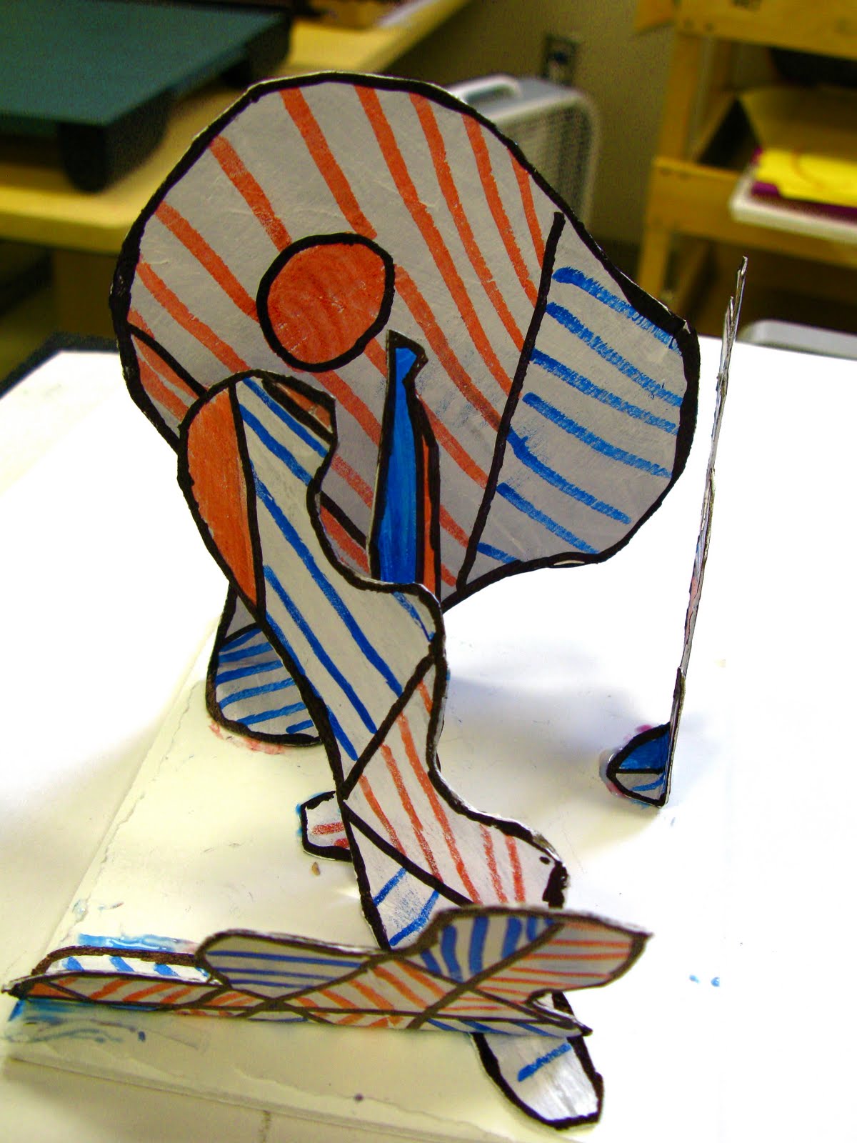 Mrs. Taylor's Artopolis: Jean Dubuffet Inspired Cardboard Sculptures by ...