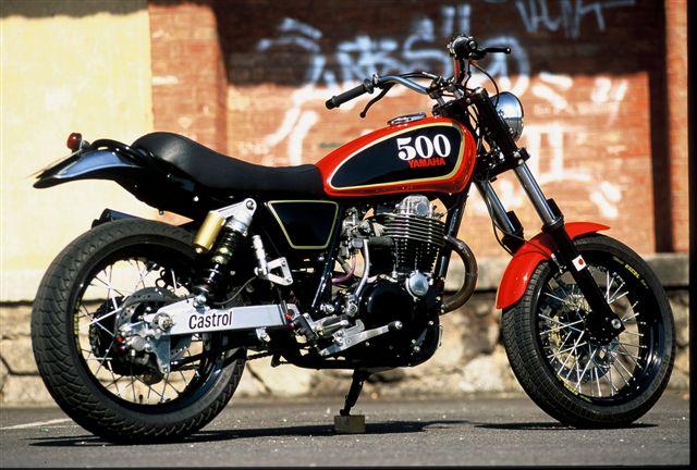club 59 motors cafe racer and.....: yamaha XT 500 a scrambler today!
