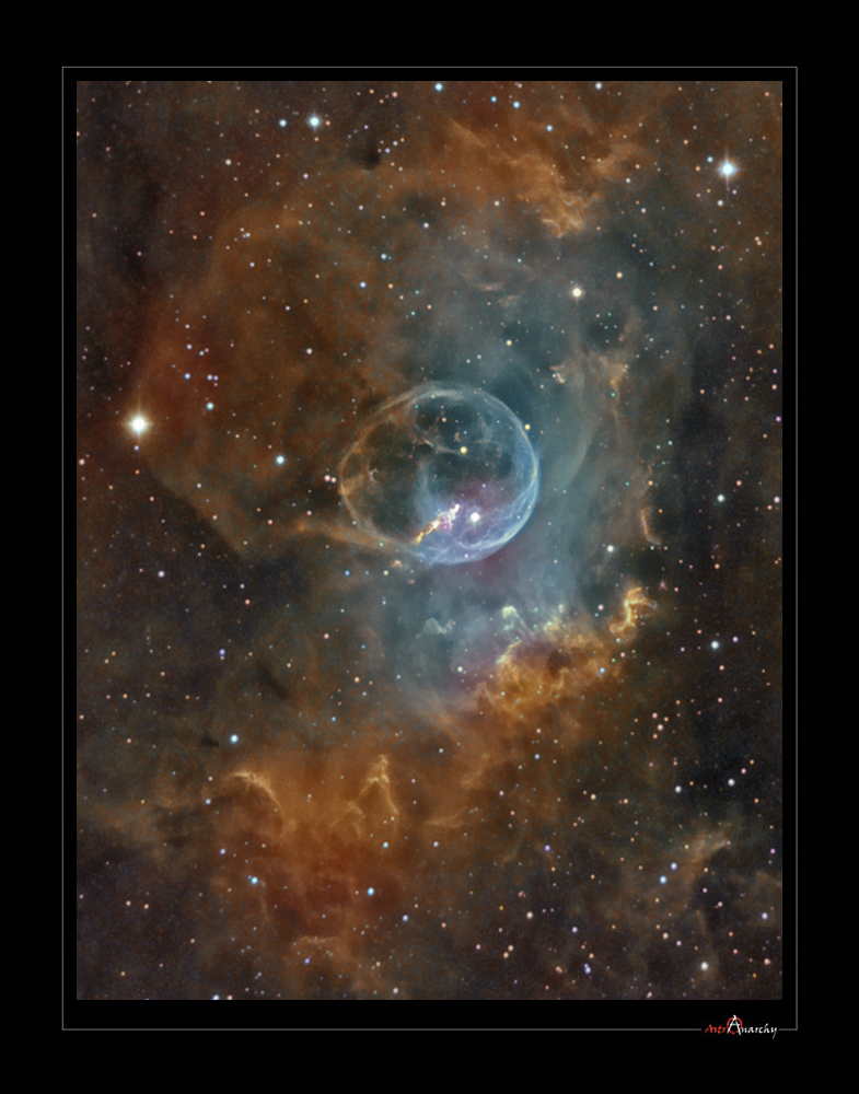 Astro Anarchy: Bubble Nebula reprocessed, again