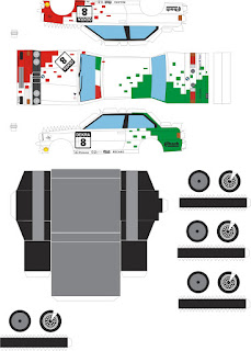 SP. Papel Modelismo: PaperCraft BMW M3 E30 DTM - BMW Paper