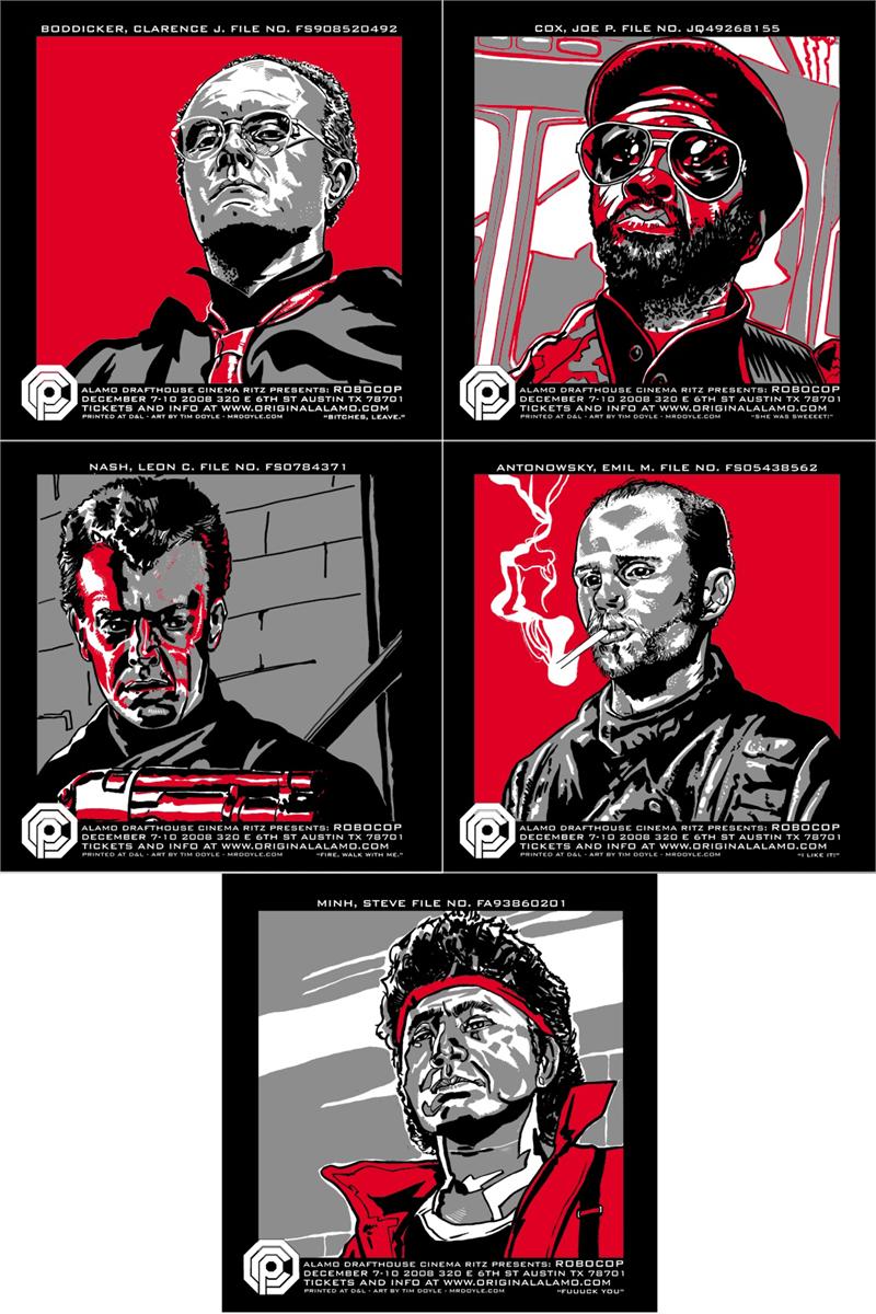 PoP-ArT Emporium: Tyler Stout's Robocop villain portraits