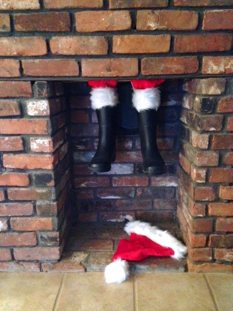 Sew Many Ways...: Santa's Stuck in the Chimney...