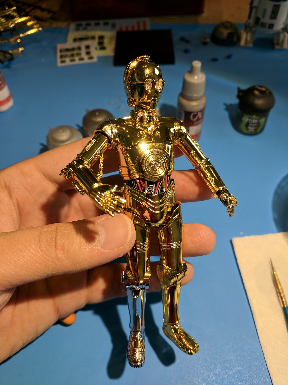 The Hammer of Wrath: WIP: BANDAI 1/12 scale C3PO