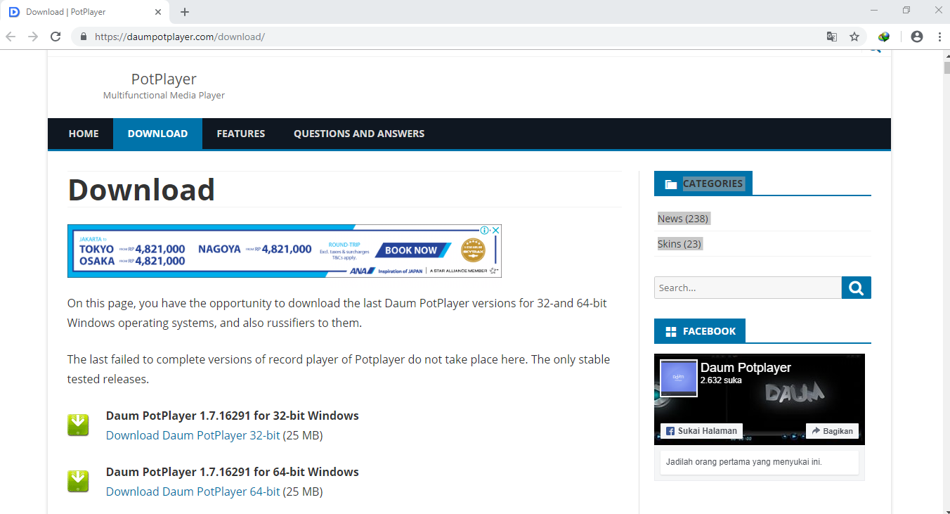 Petra Team SS: Cara Install PotPlayer