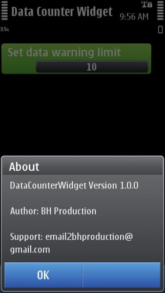 Exclusivo Symbian^3.: [ WIDGET ] Data Counter Widget Unsigned S^3 ...