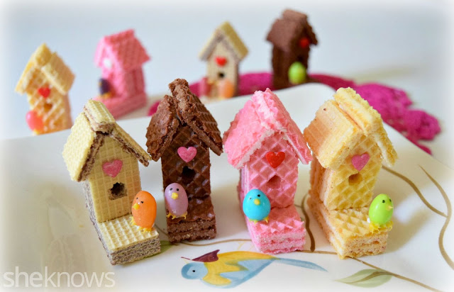 Sugar Swings! Serve Some: Halloween Sugar Wafer Mini Houses