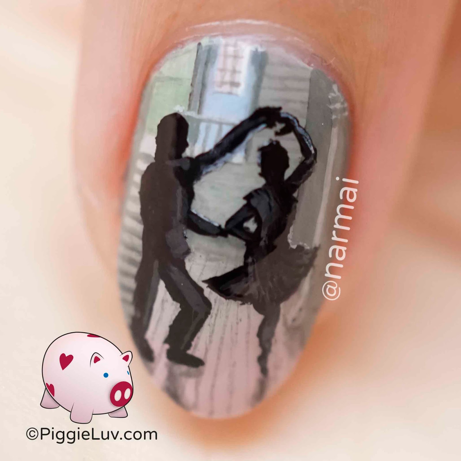 Dancing couple nail art | PiggieLuv | Bloglovin’