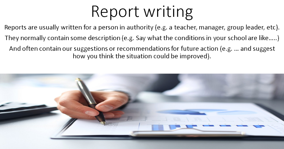 Grade 11: report writing