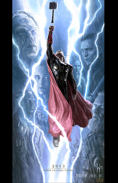 Sasaki Time: Thor: The Dark World Logo and Concept Poster Art!