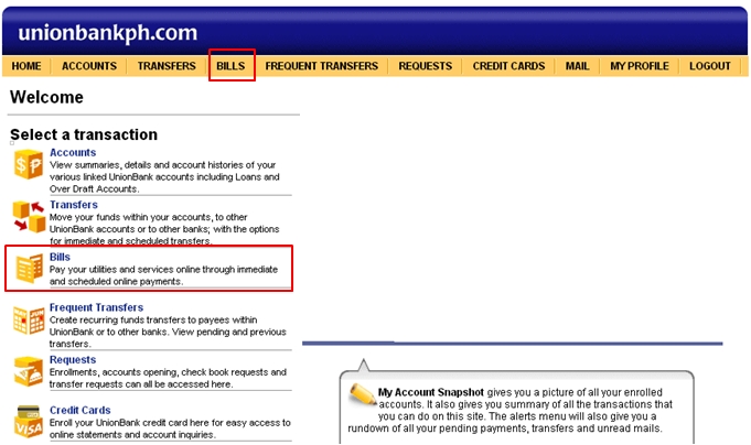How to Pay Bills Online Through UnionBank Account?