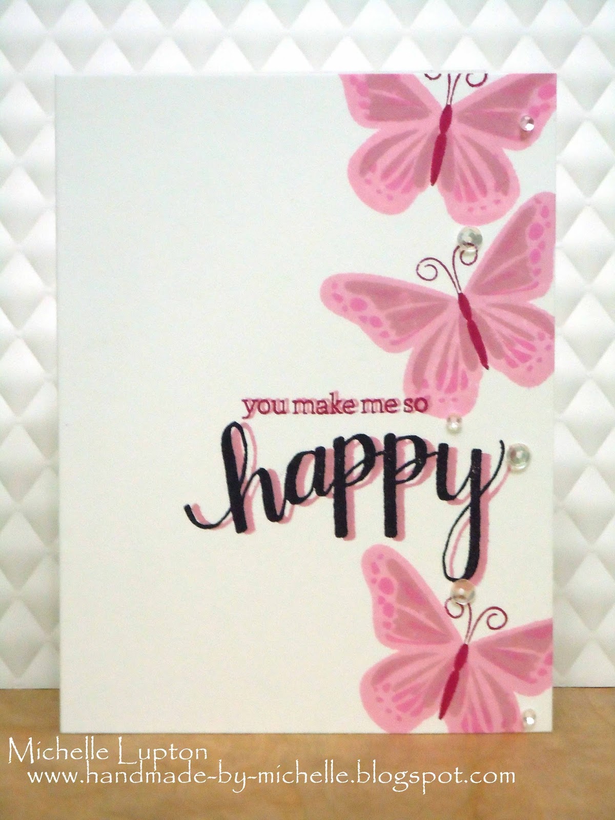 Handmade by Michelle: Another layered stamping card