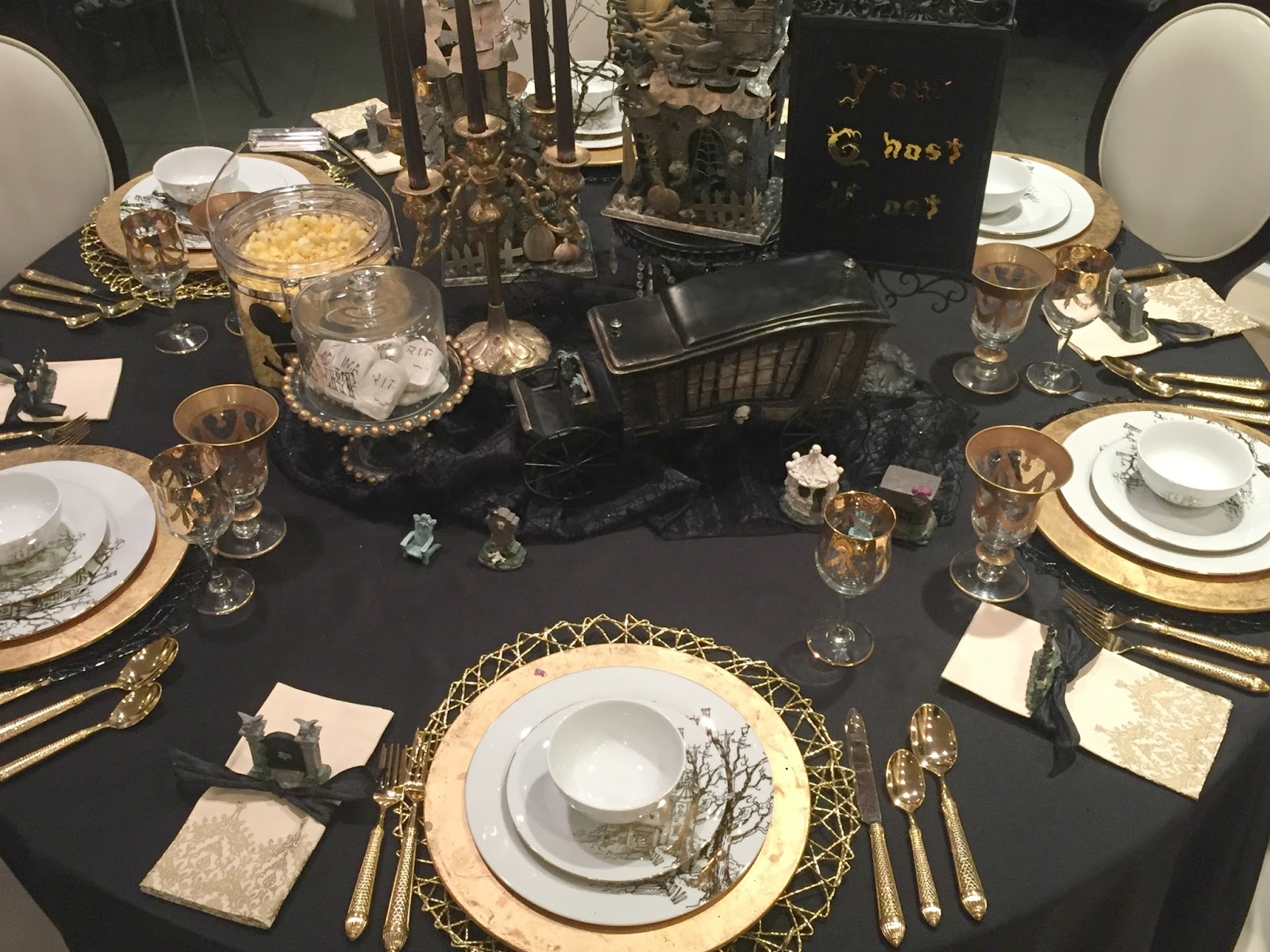 Purple Chocolat Home: Disney's Haunted Mansion Table