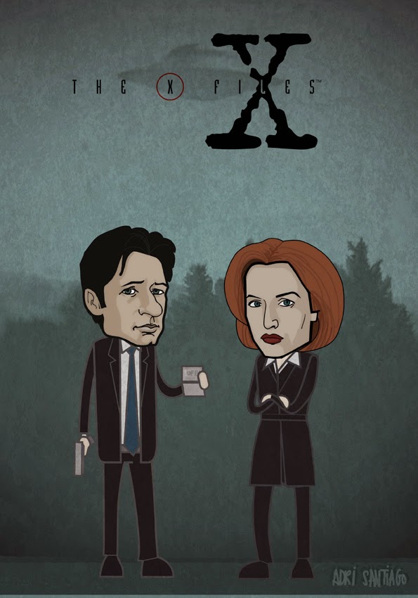 Adri ilustraciones: Ilustración de Expediente X / X-files