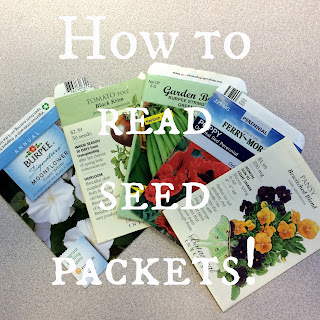 The Plant Lady: RTDP: How to Read Seed Packets