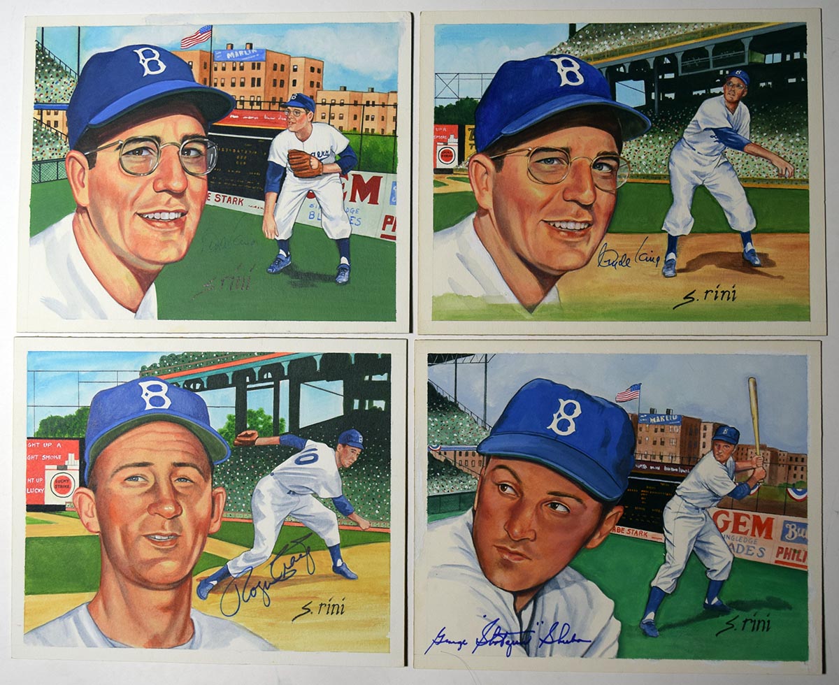 Dodgers Blue Heaven: Original Brooklyn Dodger Portraits by Susan Rini