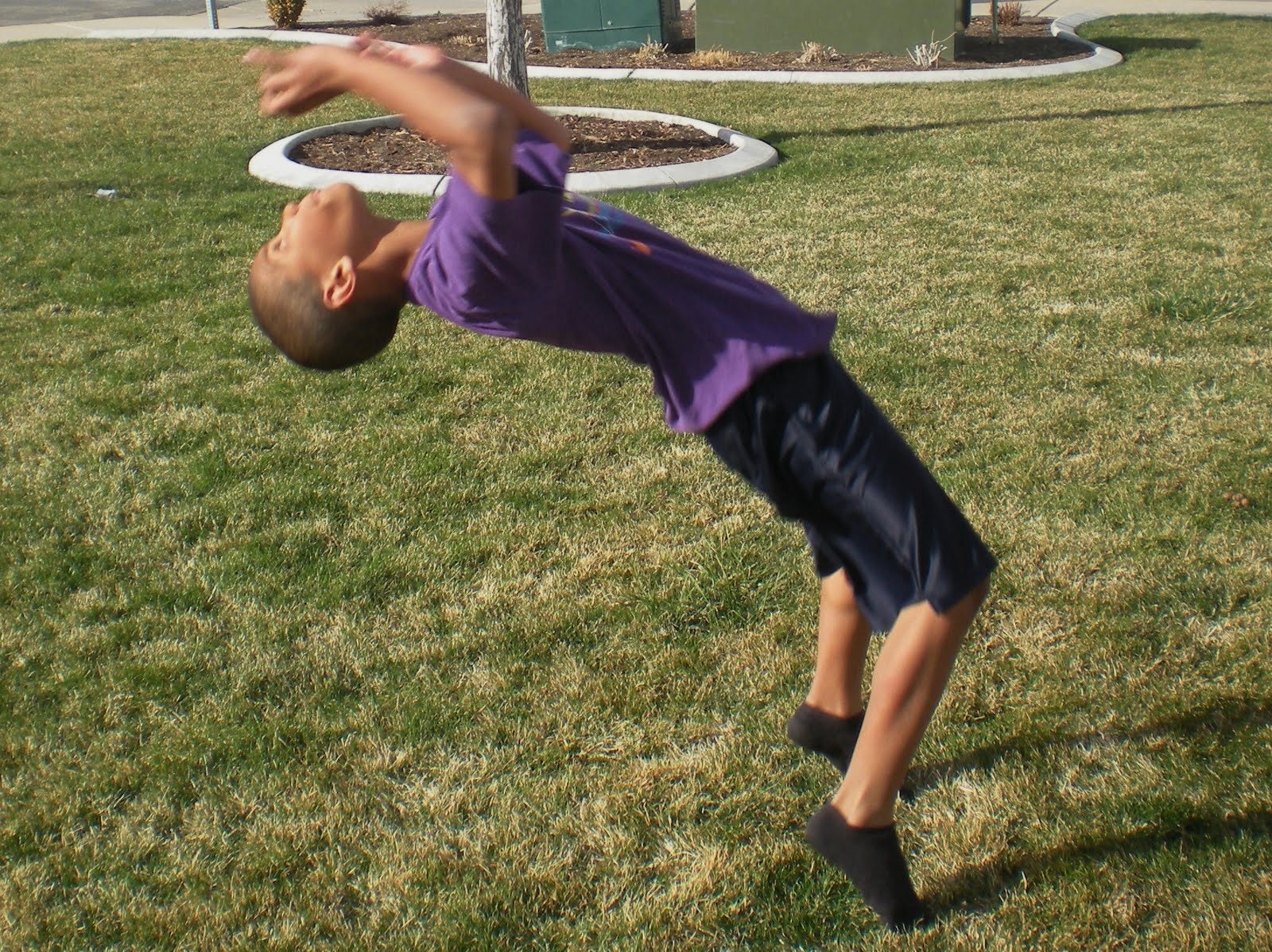 LIFE IS GREAT: Back Handspring!!!