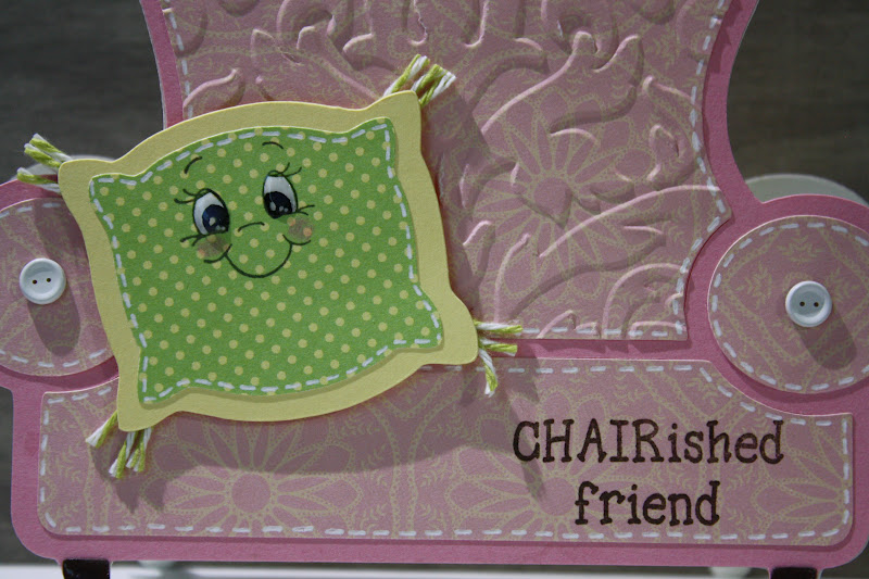 redheaded crafter: CHAIRished Friend Card