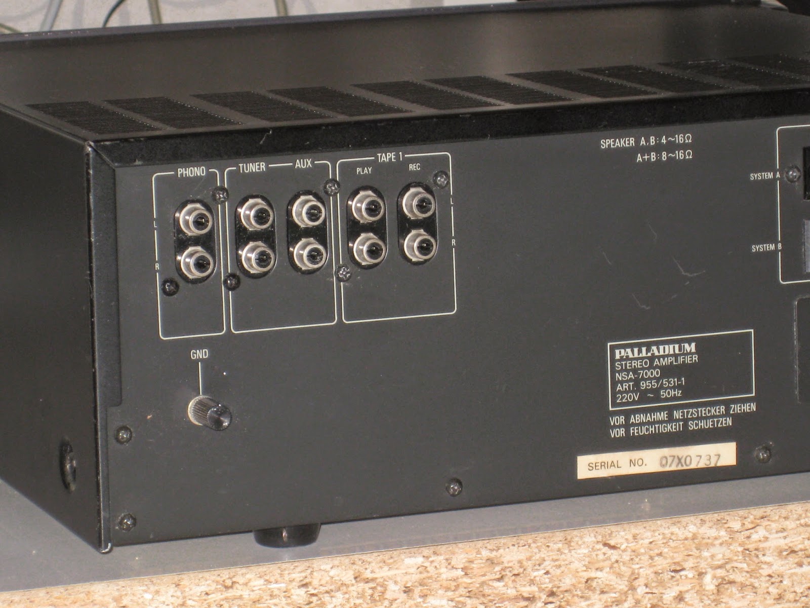 Infrequent Sound [sex.tex] technology: Palladium NSA-7000 Stereo ...