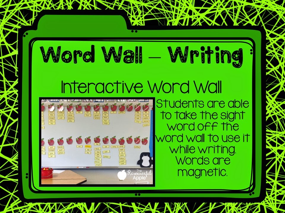 The Resourceful Apple: Bright Ideas: Word Wall Activities