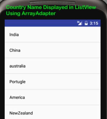 List View in Android Studio ~ Computer Languages (clcoding)