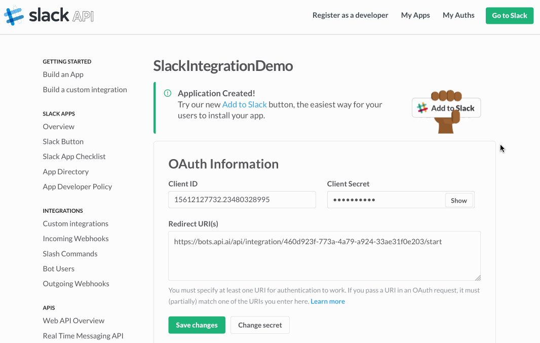 API.AI - Official Blog: Conversational Slack Bots 101