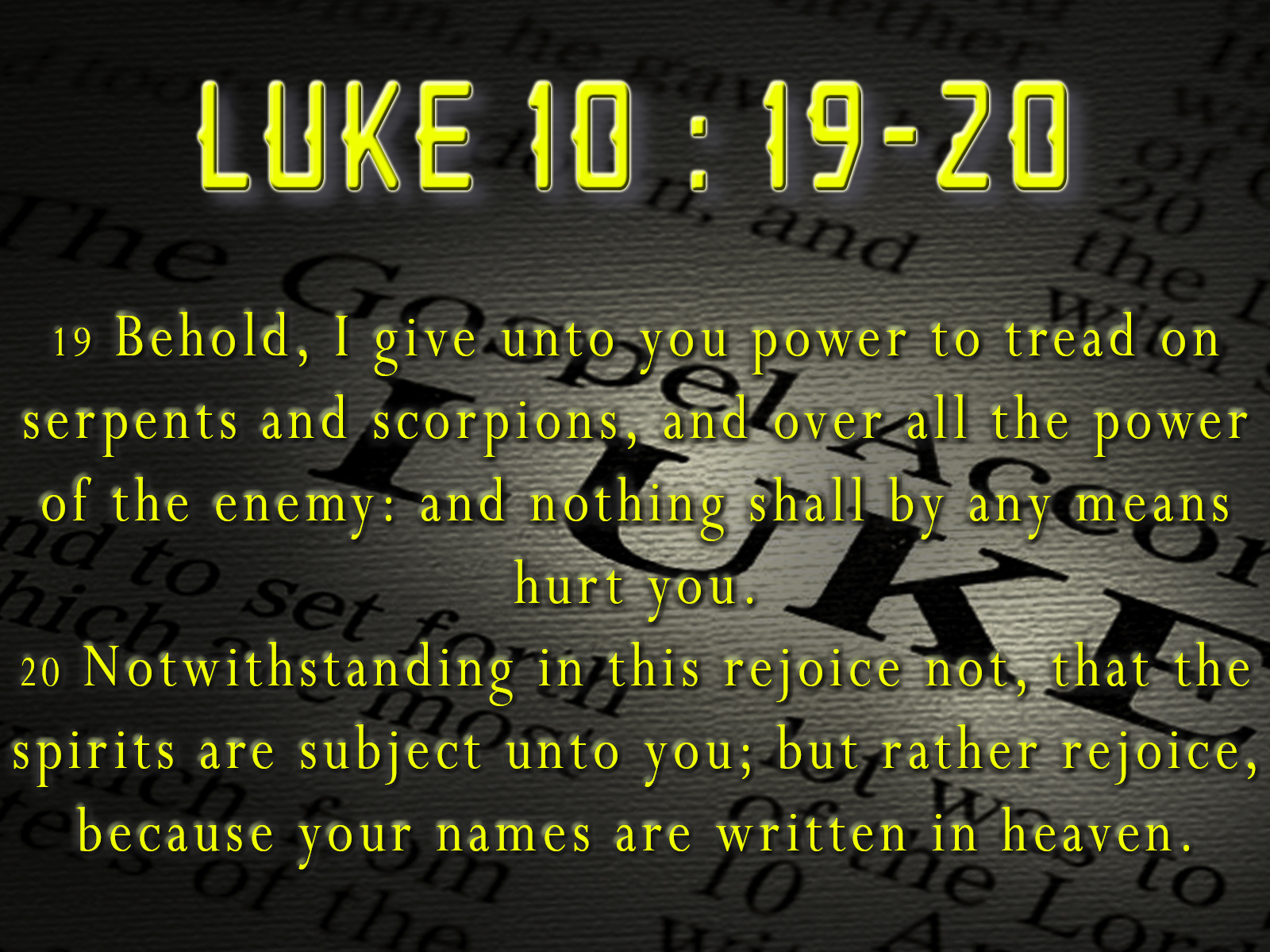 The Creative Life: The Public Life of Jesus : Gospel of Luke