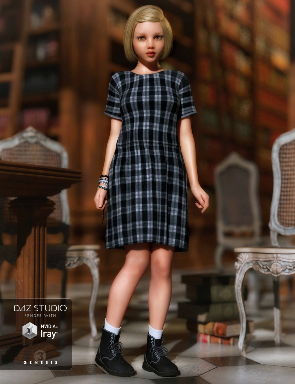 Download DAZ Studio 3 for FREE!: DAZ 3D - Tween Julie 7 Starter Bundle