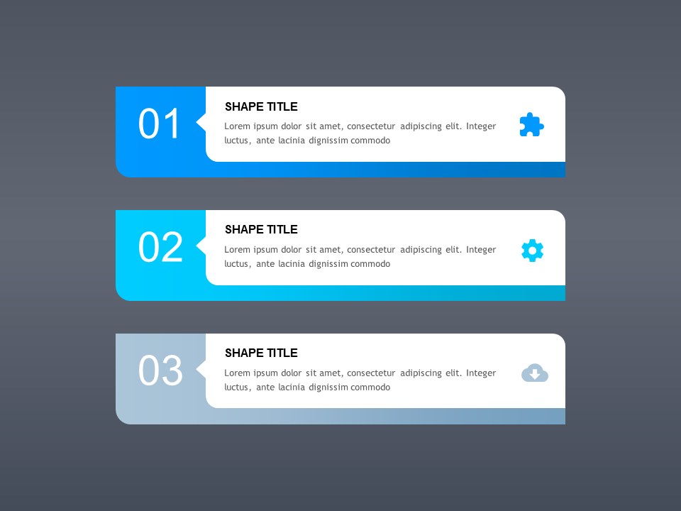 Mixed Box List PowerPoint Template - PowerPoint Free