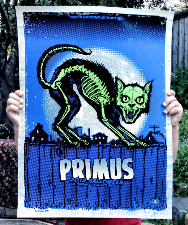 INSIDE THE ROCK POSTER FRAME BLOG: Zoltron Primus Atlanta Halloween ...