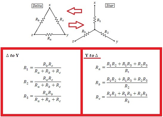 Star to Delta and Delta to Star Transformation | Electrical Engineering ...