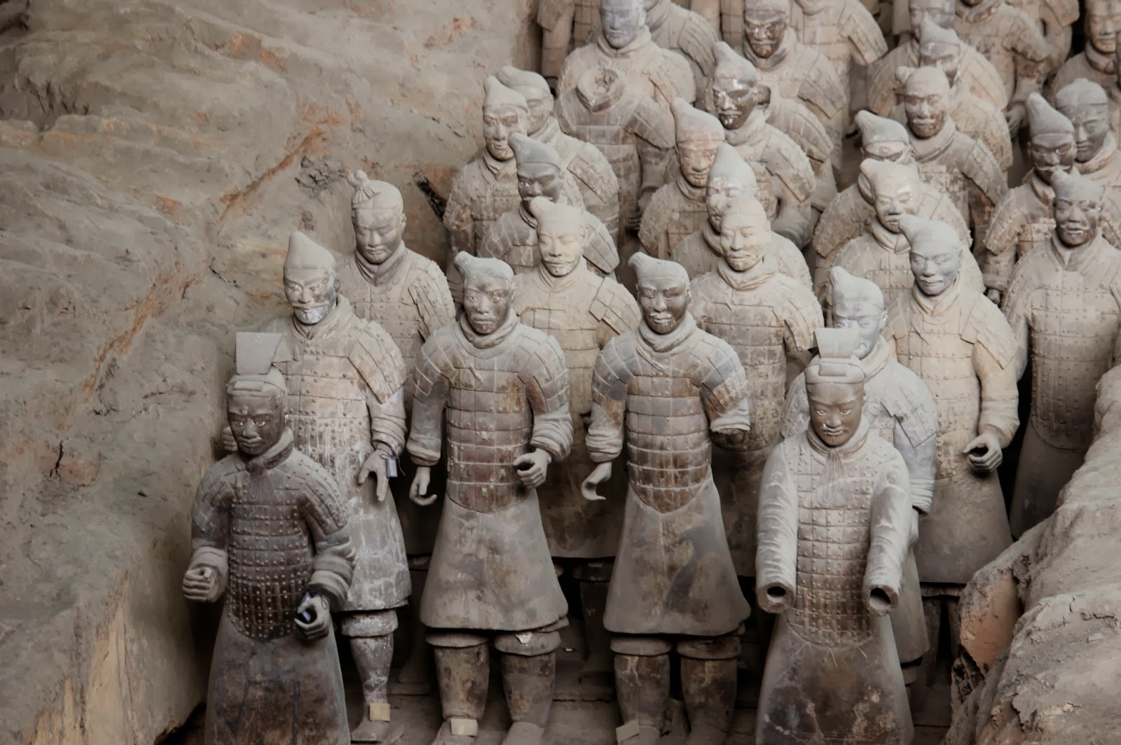 TravelTweeter Photos: The Stone Army - Section of the Terracotta ...