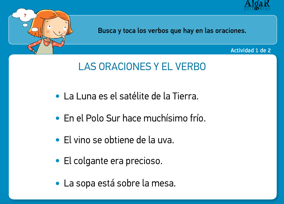 LAS COSAS DE LUIS LAS ORACIONES Y EL VERBO las-cosas-de-luis-las-oraciones-y-el-verbo