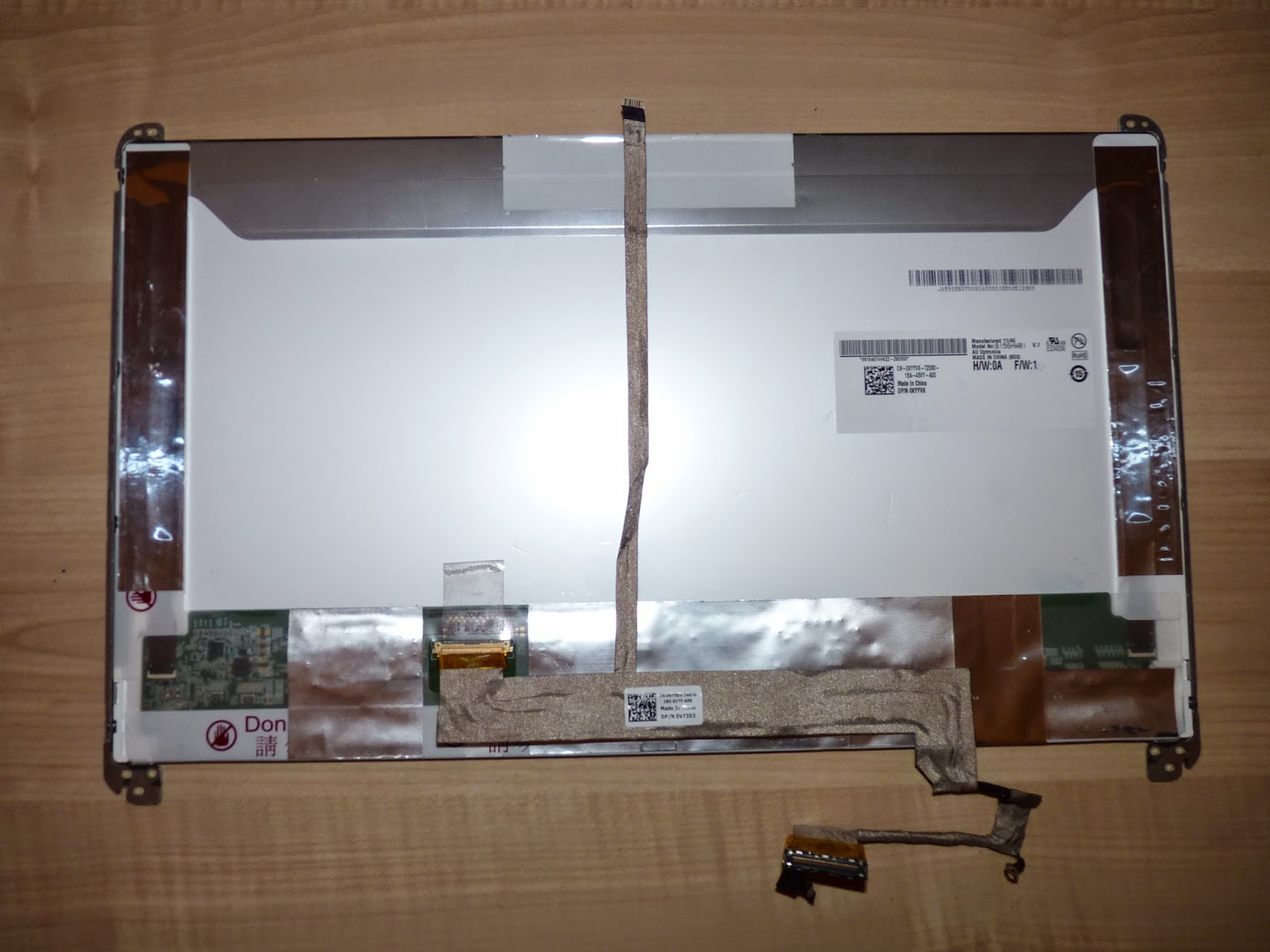 Turning a laptop screen into an external monitor.