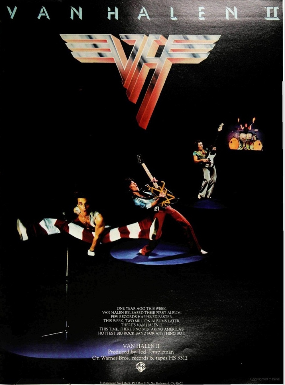 Rock & Roll Newspaper Press History: Van Halen - "Van Halen II" Record ...