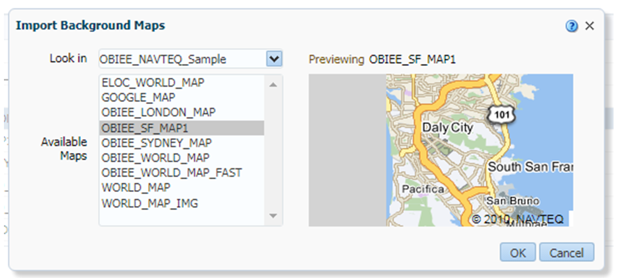 Let's Live The BI Wonder: Adding Maps 2: Integrating NAVTEQ / MVDEMO ...