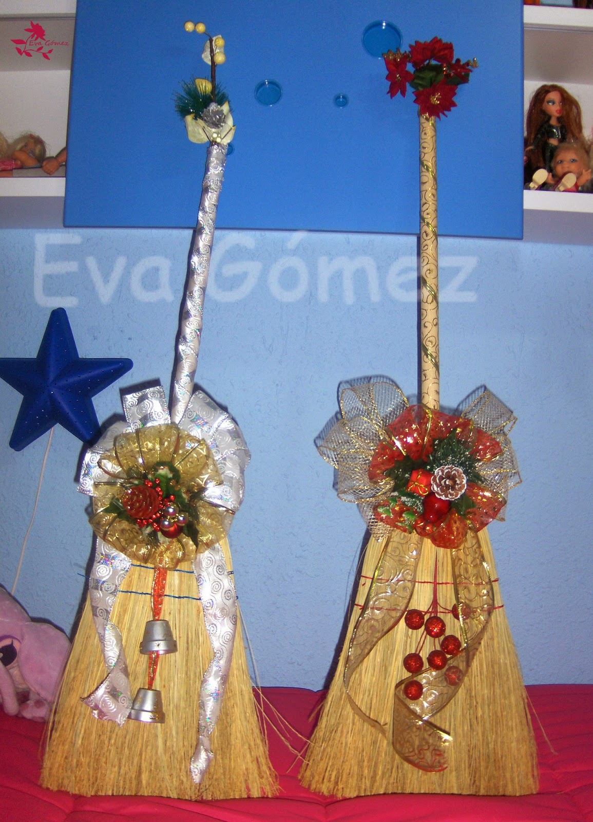 Rupanteva: Escobas decoradas