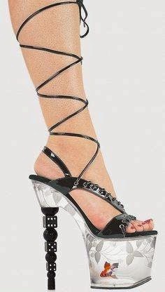 Amazing High Heels Shoes with Fish in them | Fashionate Trends
