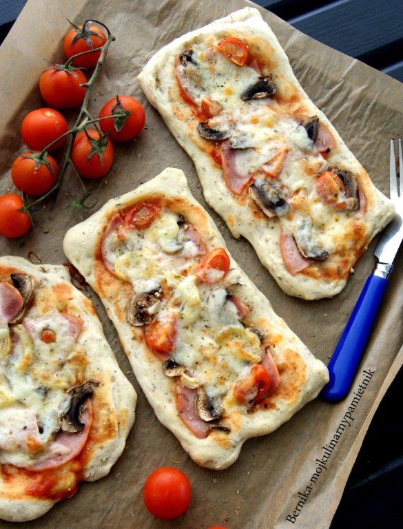 Mini pizze | Bernika - mój kulinarny pamiętnik