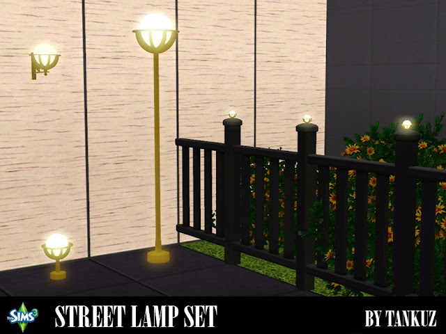 Tankuz Sims 3 Blog: The Sims 3. Street lamp set by Tankuz.