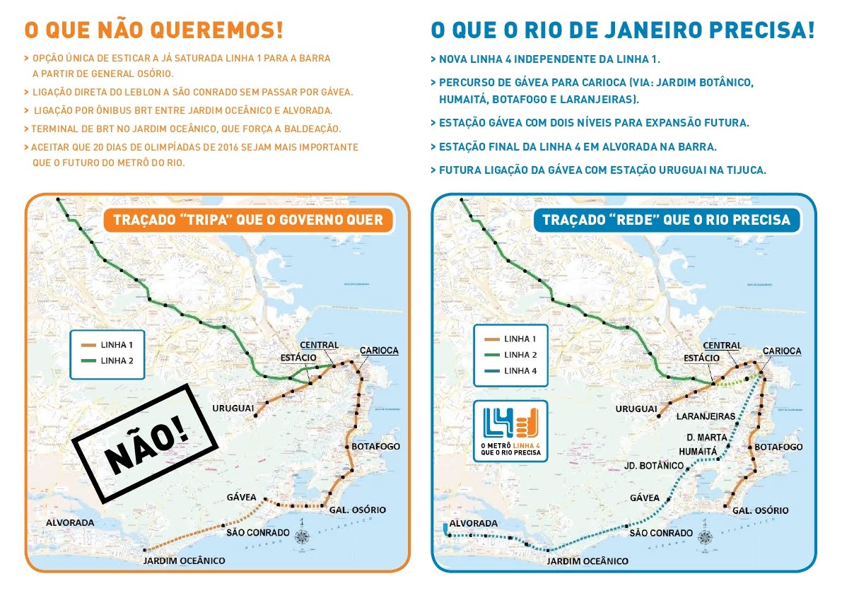 Os investimentos em metrô no Rio de Janeiro - Jornal GGN
