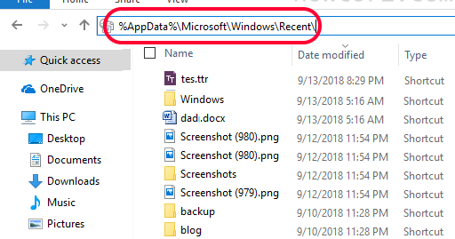 How To Show Recent Files In Windows 10 Computer Smartphone Tips Trick