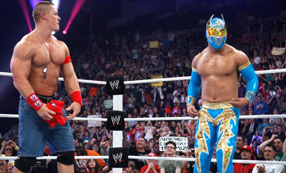 downloads video the full width John Cena & Sin Cara vs. The Miz & Alex ...