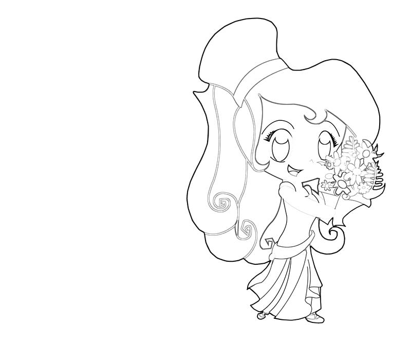 Megara Coloring Coloring Pages