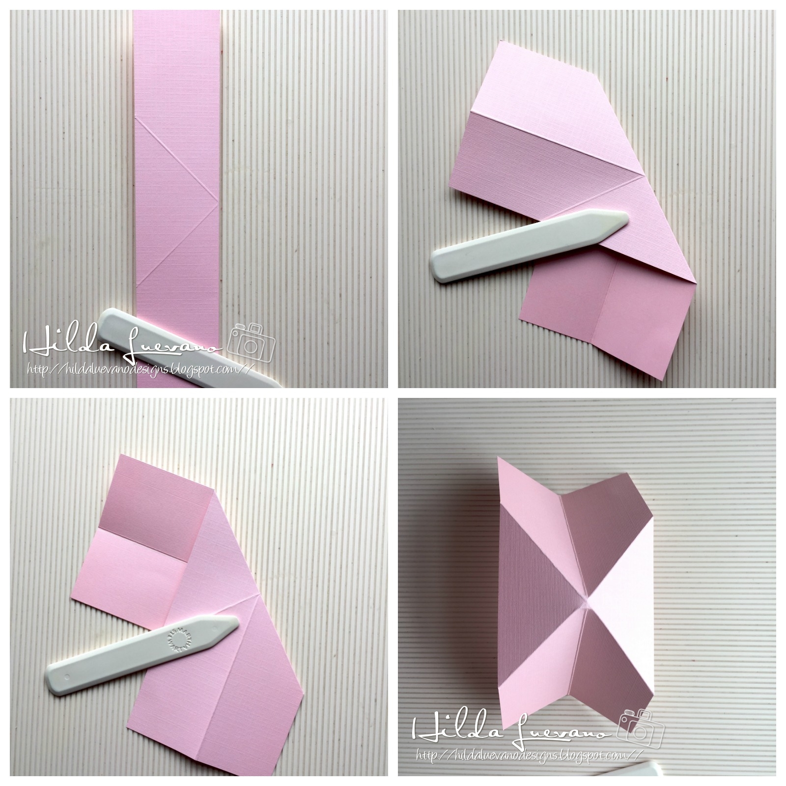 Hilda Designs: Tutorial Twist Pop Up Card / Tarjeta Desplegable