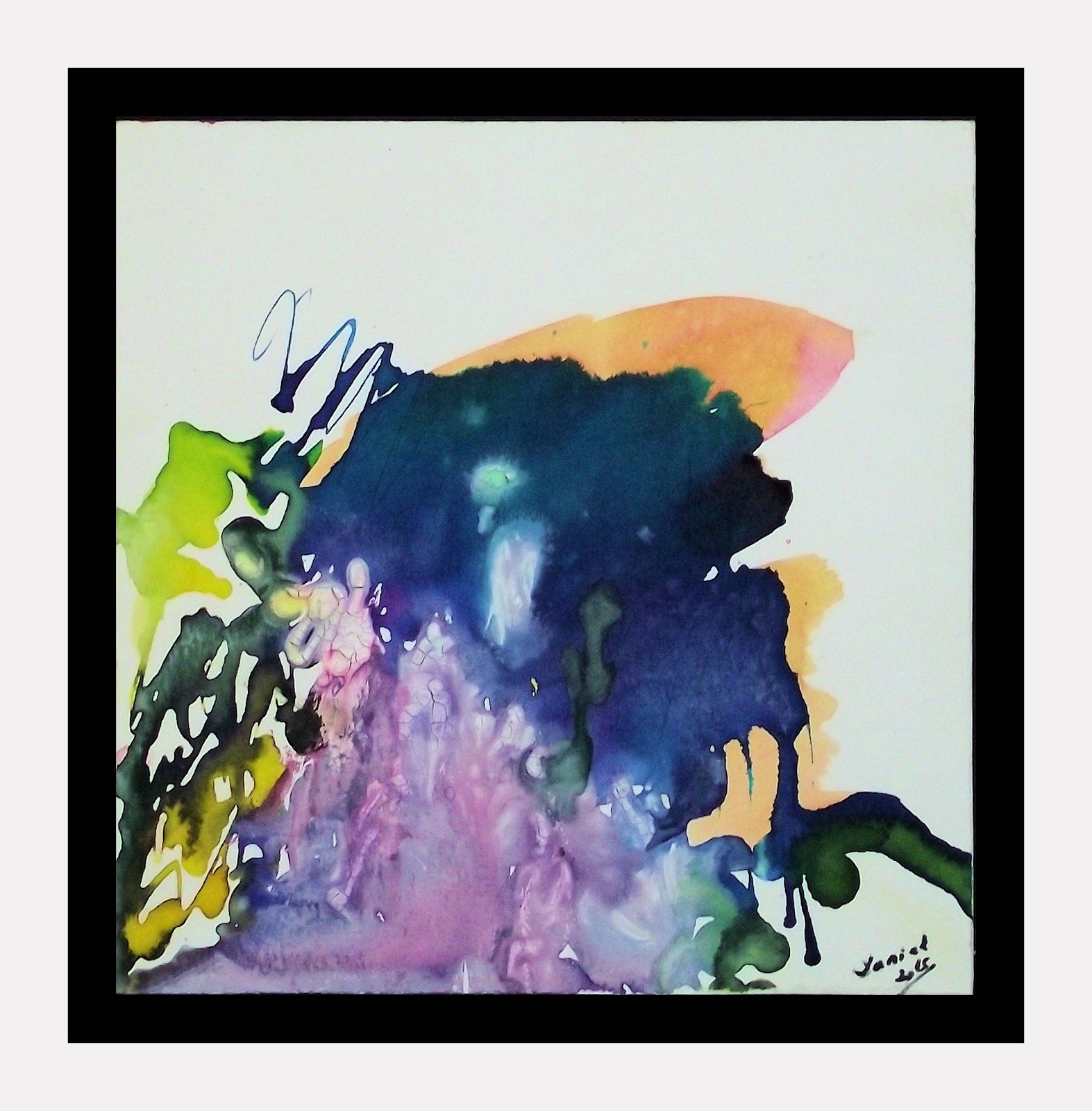 MIS CUADROS (Pintura abstracta): ABSTRACCIÓN, ACUARELA