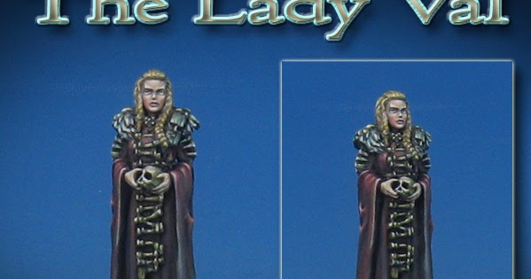 James Wappel Miniature Painting: The Lady Val Live!