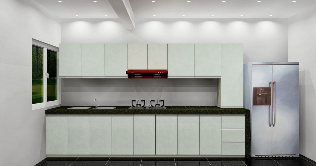 Desain Kitchen Set Duco Putih Minimalis | RUMAHMINIMALISPRO.com