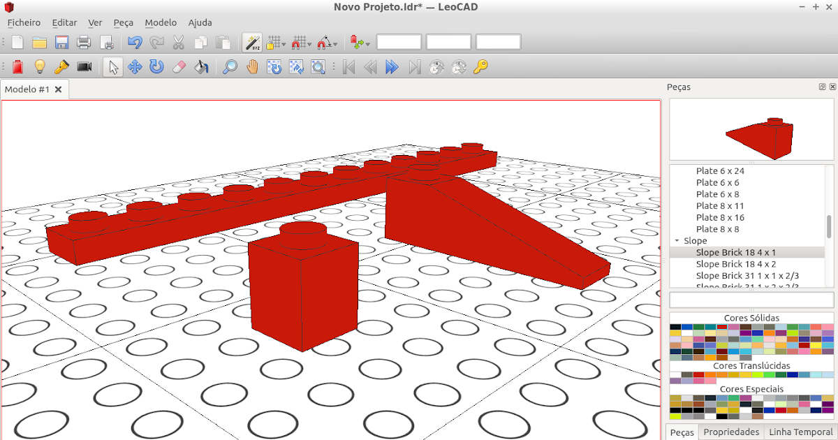 Construa modelos de Lego com LeoCad