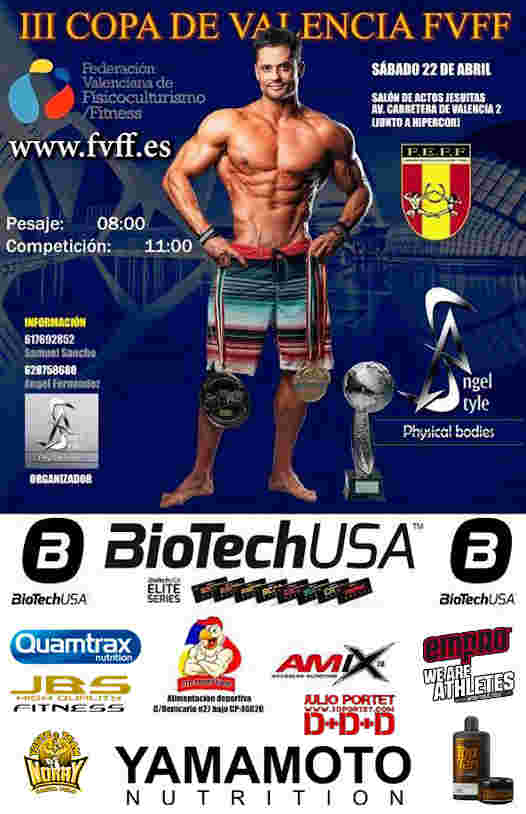 Copa de Valencia FVFF 2017 (resultados) | DIARIO DE UN FISICOCULTURISTA