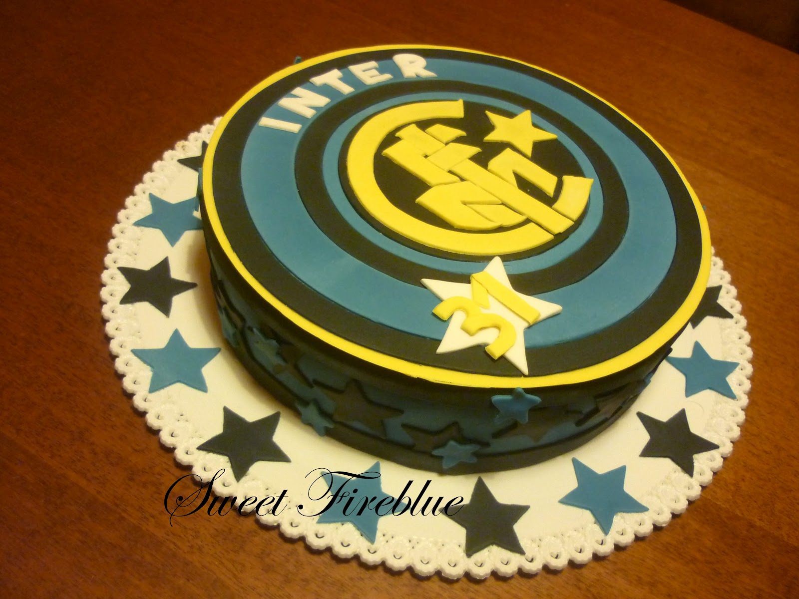 Sweet Fireblue: Torta Inter
